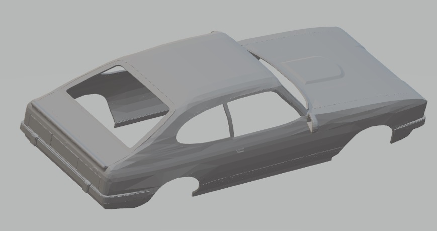 STL file Ford Capri MK3 Printable Body Car・3D printing design to ...