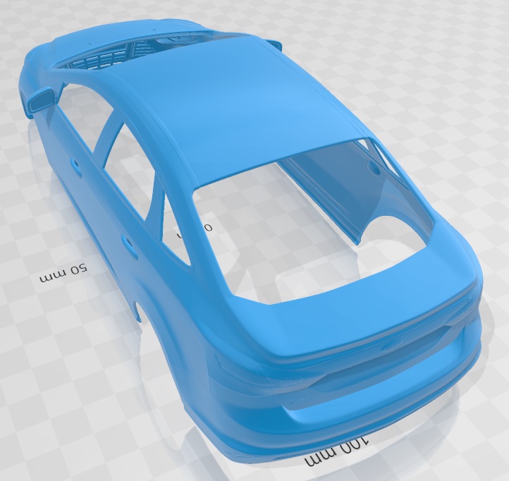 3D file 2011 Ford Focus Sedan Printable Body Car・3D printer model to ...