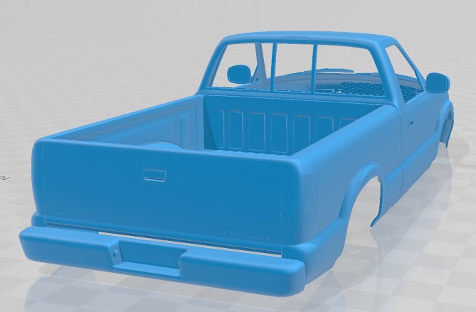 3D file Chevrolet S10 Single Cab 1994 Printable Body Car・3D print ...