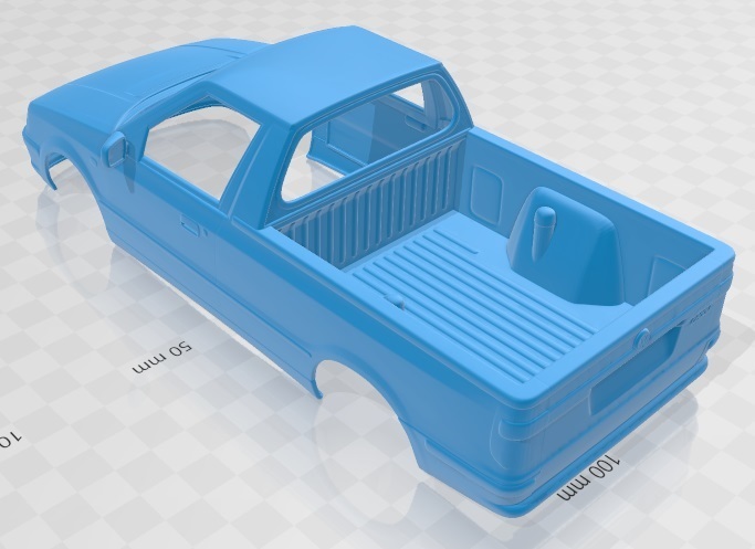 3D file Volkswagen Caddy 1995 Printable Body Car・3D printer model to ...