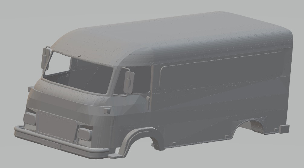 STL file Renault Saviem Printable Body Van・Model to download and 3D ...