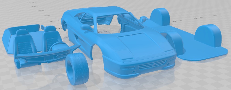 3D file Ferrari F355 F1 Berlinetta 1998 Printable Car・3D printing model ...