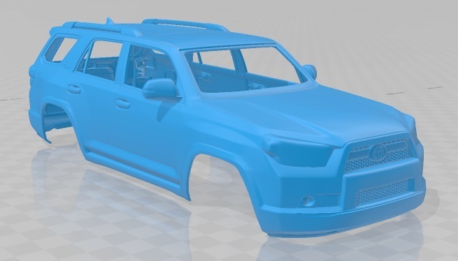 3D file Toyota 4Runner 2011 Printable Body Car・3D print object to ...