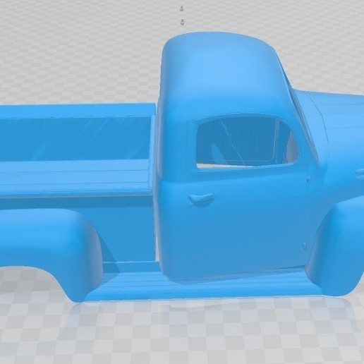 Download STL files Pick Up 1950 Printable Body Truck ・ Cults