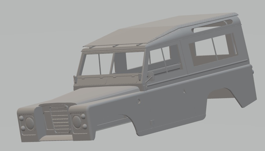 Fichier STL Land Rover Série 2 Carrosserie Imprimable 📻・Objet ...