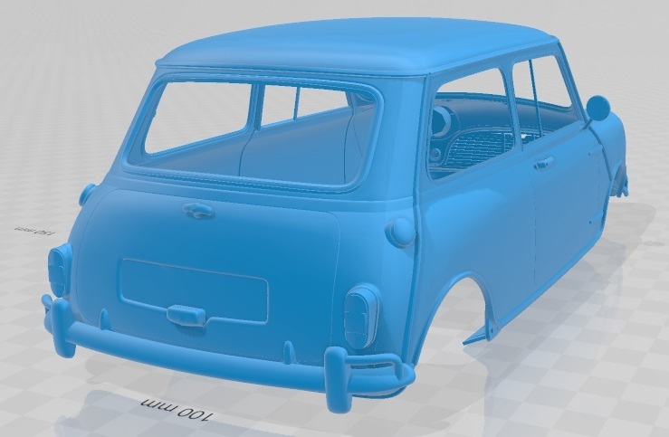 3D file Mini Cooper S 1965 Printable Body Car・Template to download and ...