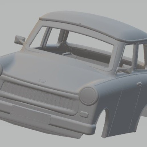 Download 3D printing templates Trabant 601 Printable Body Car ・ Cults