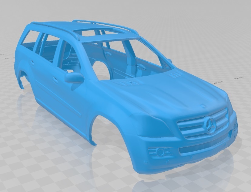 Файл STL Mercedes Benz GL Printable Body Car・3D-печатный дизайн для ...