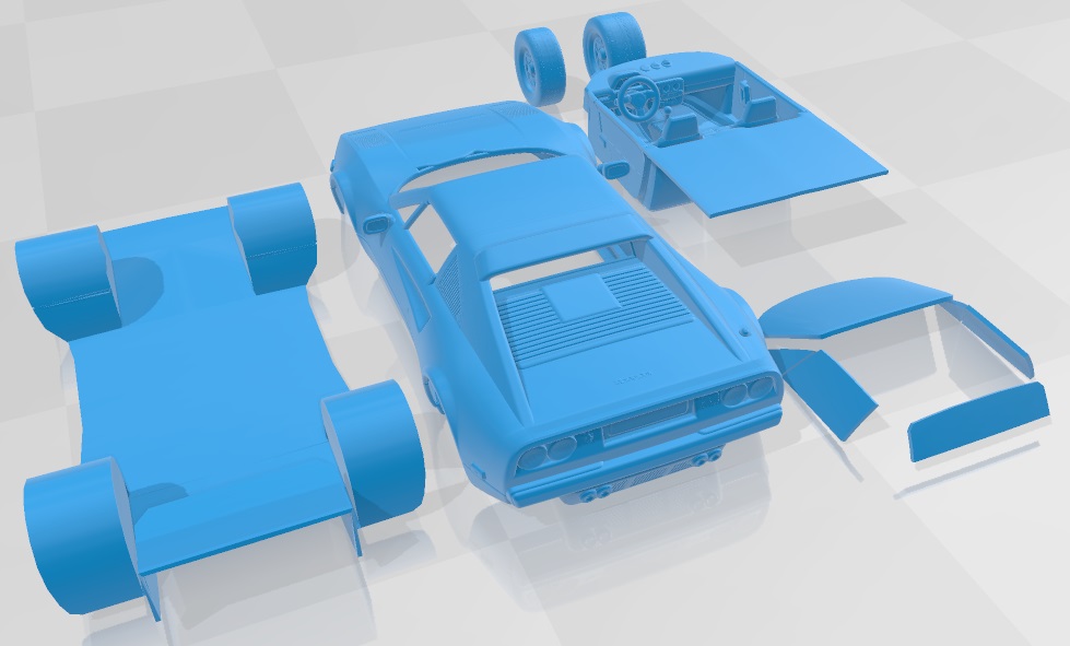 3D file Ferrari 308 GTB GTS 1984 Printable Car・3D print design to ...