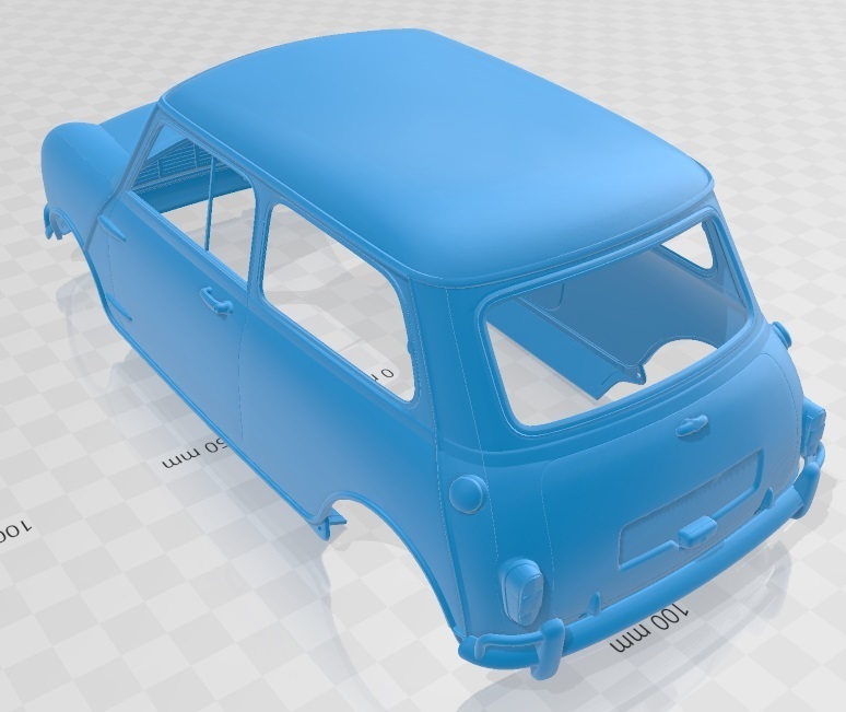 3D file Mini Cooper S 1965 Printable Body Car・Template to download and ...
