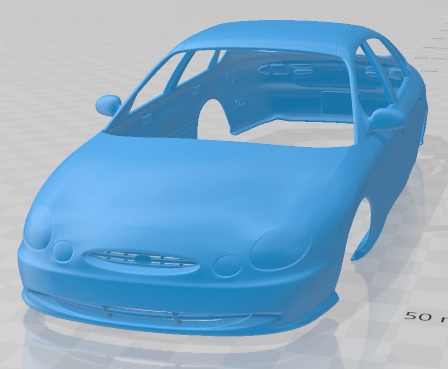 3D file Ford Taurus 1996 Printable Body Car・Design to download and 3D ...