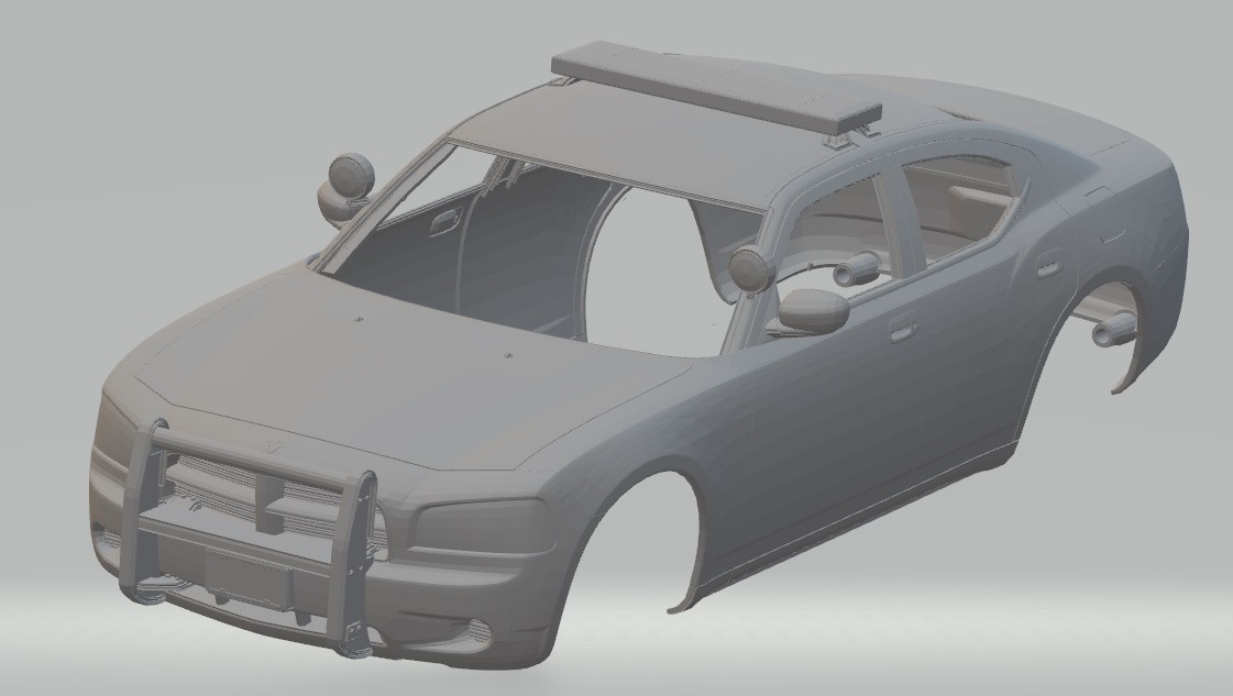 STL-Datei US Police Car Printable Body Car・Modell zum Herunterladen und ...