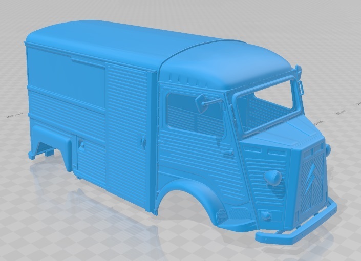 STL file Citroen H 1980 Printable Body Van 🚗・Template to download and ...