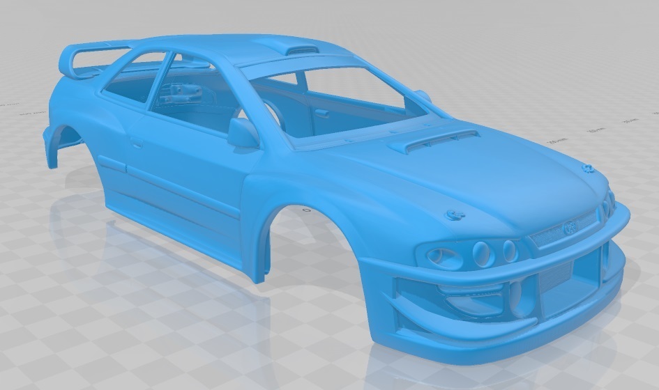 STL file Subaru Impreza WRX Printable Body Car 🚗・3D print design to ...
