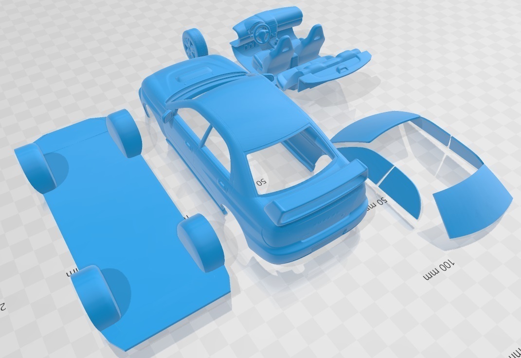 3D file Subaru Impreza STi 2001 Printable Car・3D printer design to ...