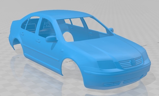 3D file 2003 Volkswagen Jetta Sedan Printable Body Car 🚗・Template to ...
