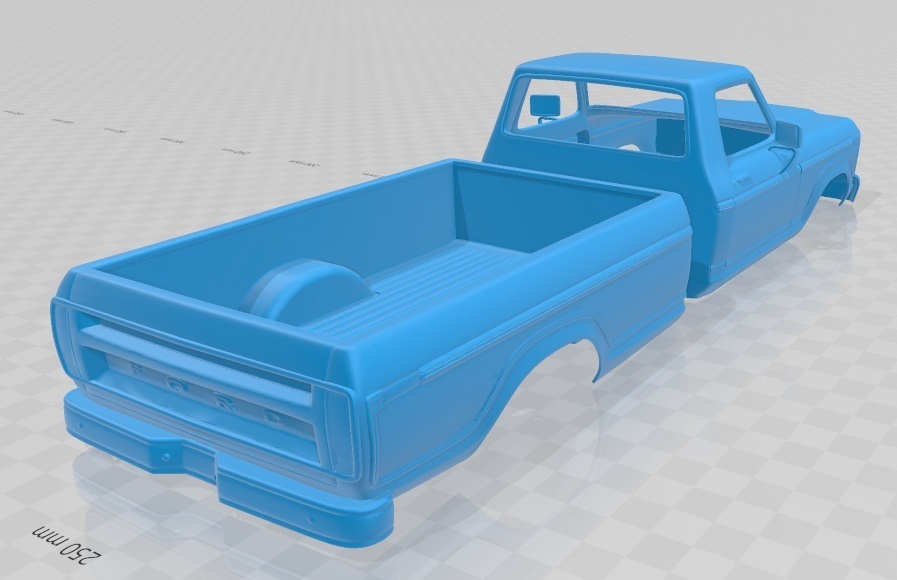 STL file F-150 1973 Printable Body Car 🚗・3D printable model to download ...