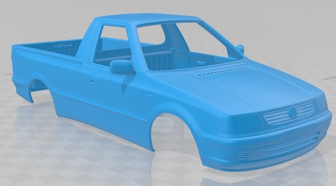 3D file Volkswagen Caddy 1995 Printable Body Car・3D printer model to ...