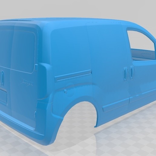 Download STL file Peugeot Bipper Printable Body Van • 3D printing ...