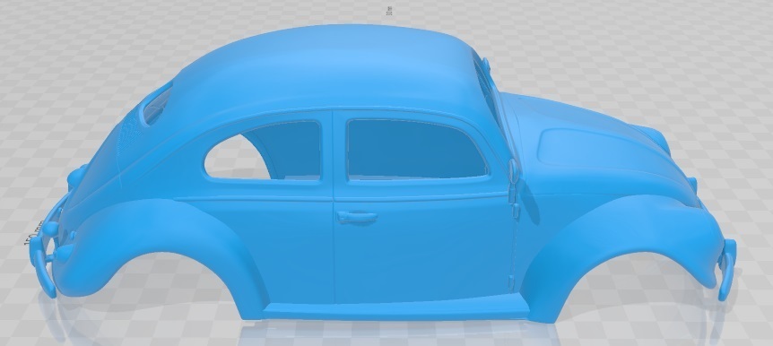 STL file Volkswagen Beetle 1949 Printable Body Car・3D printable model ...