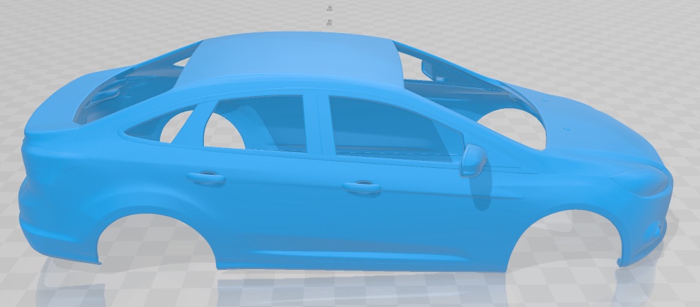 3D file 2011 Ford Focus Sedan Printable Body Car・3D printer model to ...