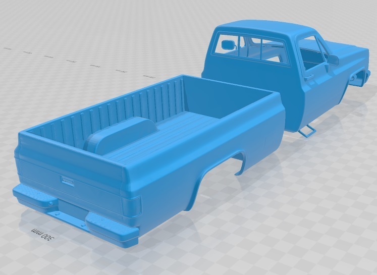 STL file Chevrolet K10 Silverado 1984 Printable Body Car 🚙・3D print ...