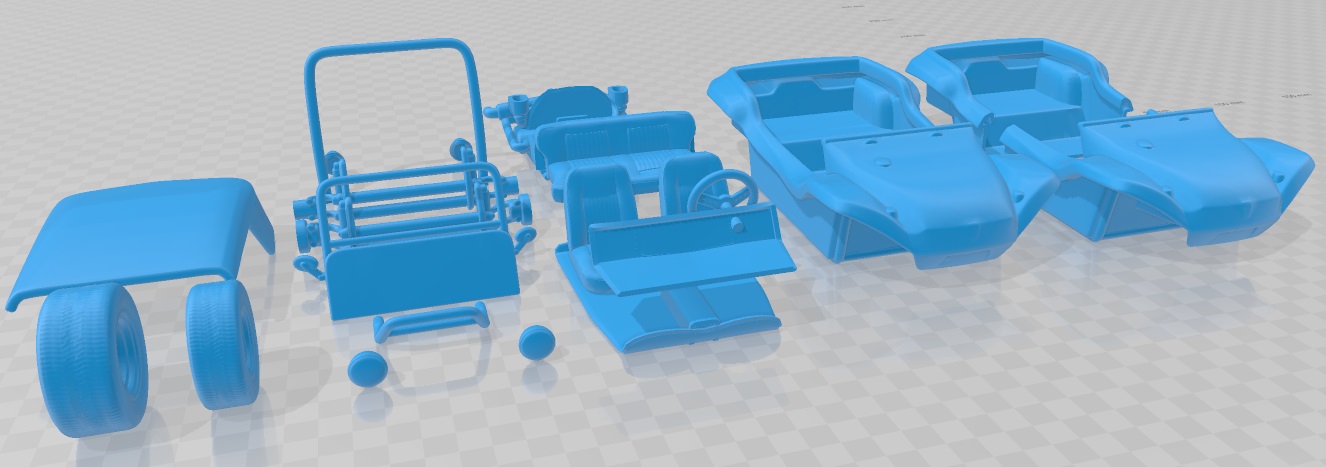 3D file Volkswagen Buggy Meyers Manx 1965 Printable Car 🚗・Model to ...