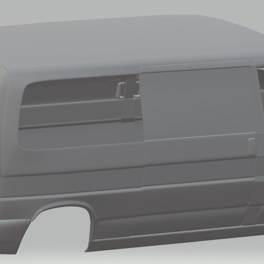 Download STL file Volkswagen T4 Printable Body Van • 3D printer model ...