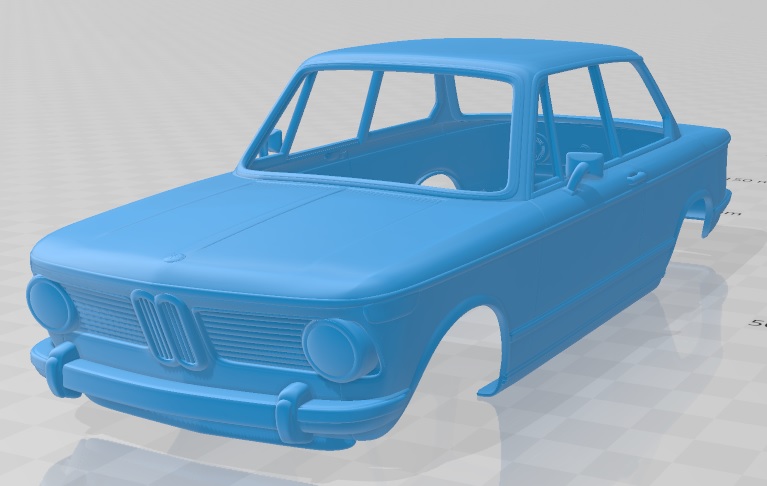 Fichier 3D BMW 2002 1968 Carrosserie imprimable・Plan imprimable en 3D à télécharger・Cults