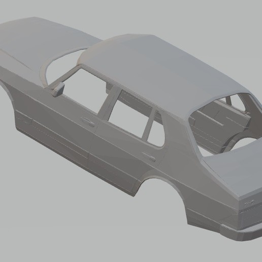 Download STL file Saab 900 Printable Body Car • 3D printer model ・ Cults