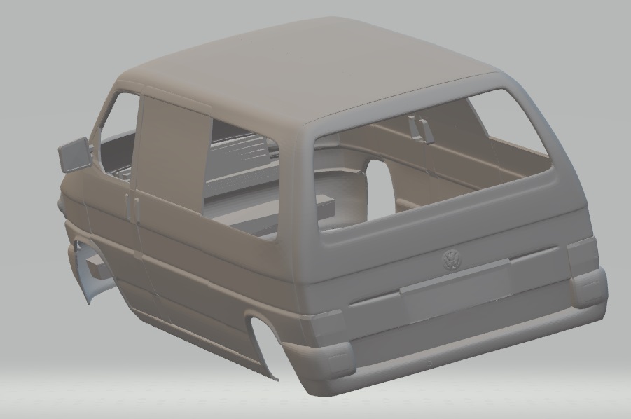 STL file Volkswagen T4 Printable Body Van 🚗・Design to download and 3D ...