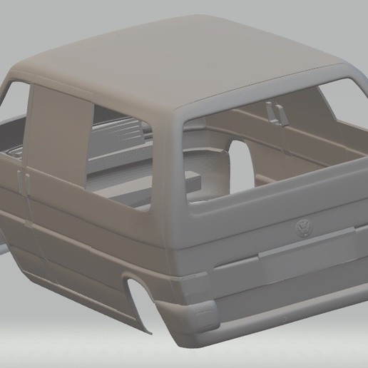 Download STL file Volkswagen T4 Printable Body Van • 3D printer model ...