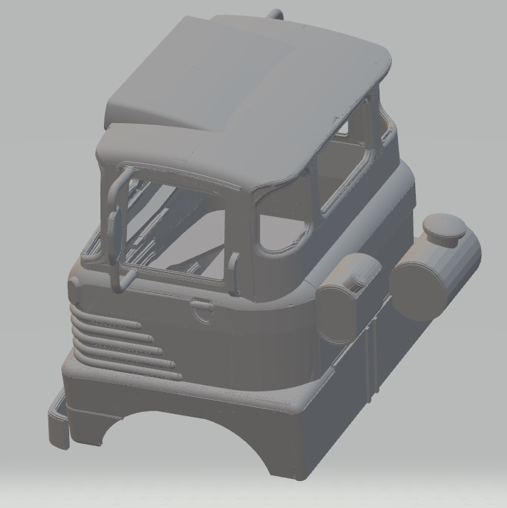 STL file Scammell Trunker 1960s Printable Cab・3D printer model to ...