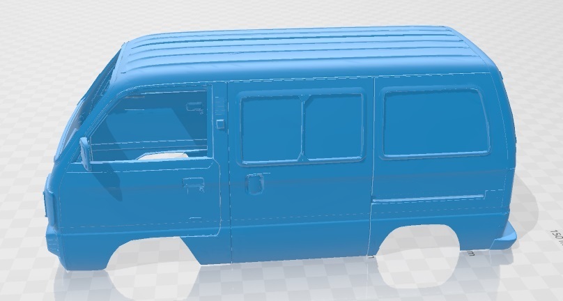 STL file Suzuki Carry Printable Body Van・Model to download and 3D print ...