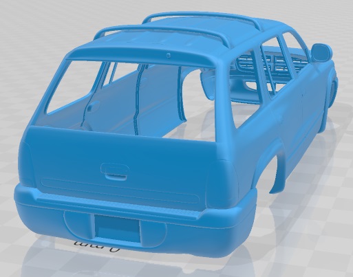 3D file Dodge Durango 1997 Printable Body Car 🚗・Template to download ...