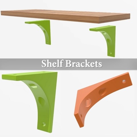 Free 3D printer designs Easy shelf brackets ・ Cults