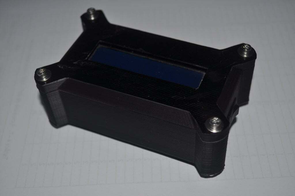 Free STL file Case for 2x16 LCD - spectrum analyzer・Design to download ...