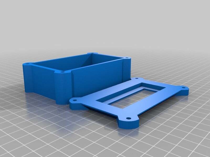 Free STL file Case for 2x16 LCD - spectrum analyzer・Design to download and 3D print・Cults
