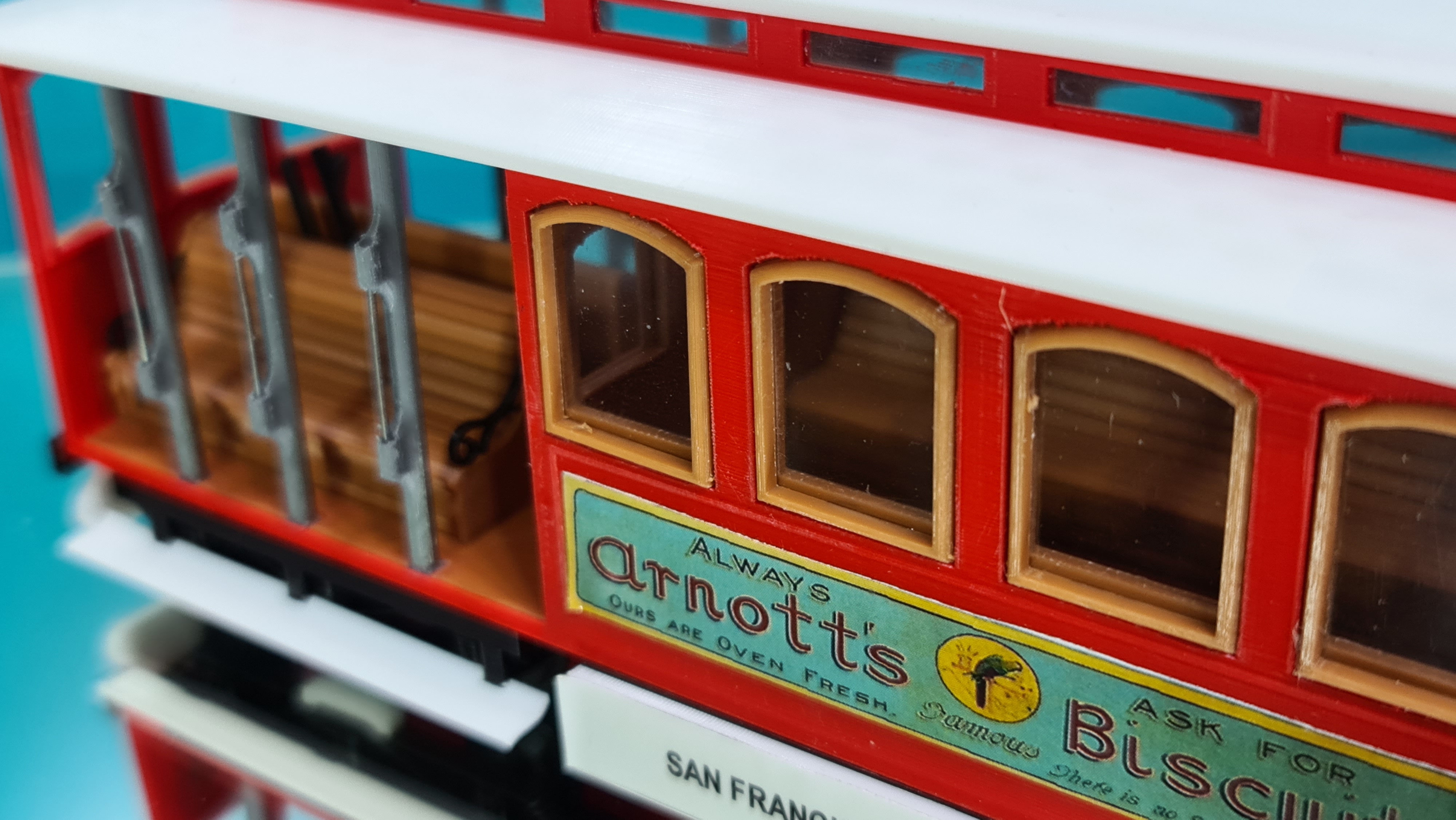 STL file San Francisco cable car tramway・3D printing template to ...