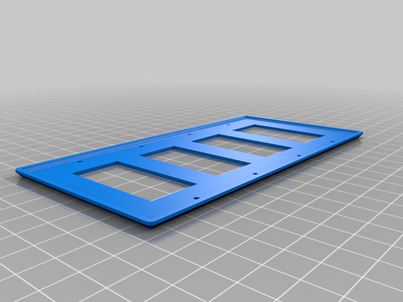 Free STL file 4 Light Switch Panel・3D printable model to download・Cults