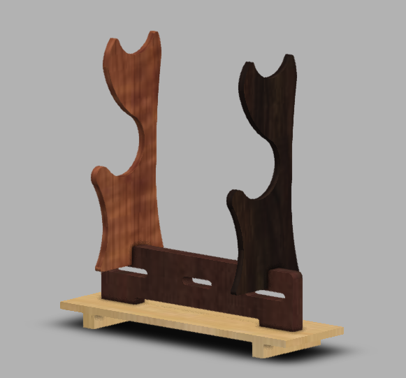 Free STL file Double Sword Mount Holder・3D printer model to download・Cults