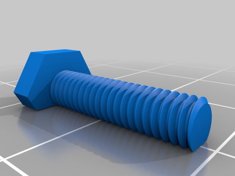 Free STL file M4 Screws 3D printable flat bottom 🔧・3D printing template ...