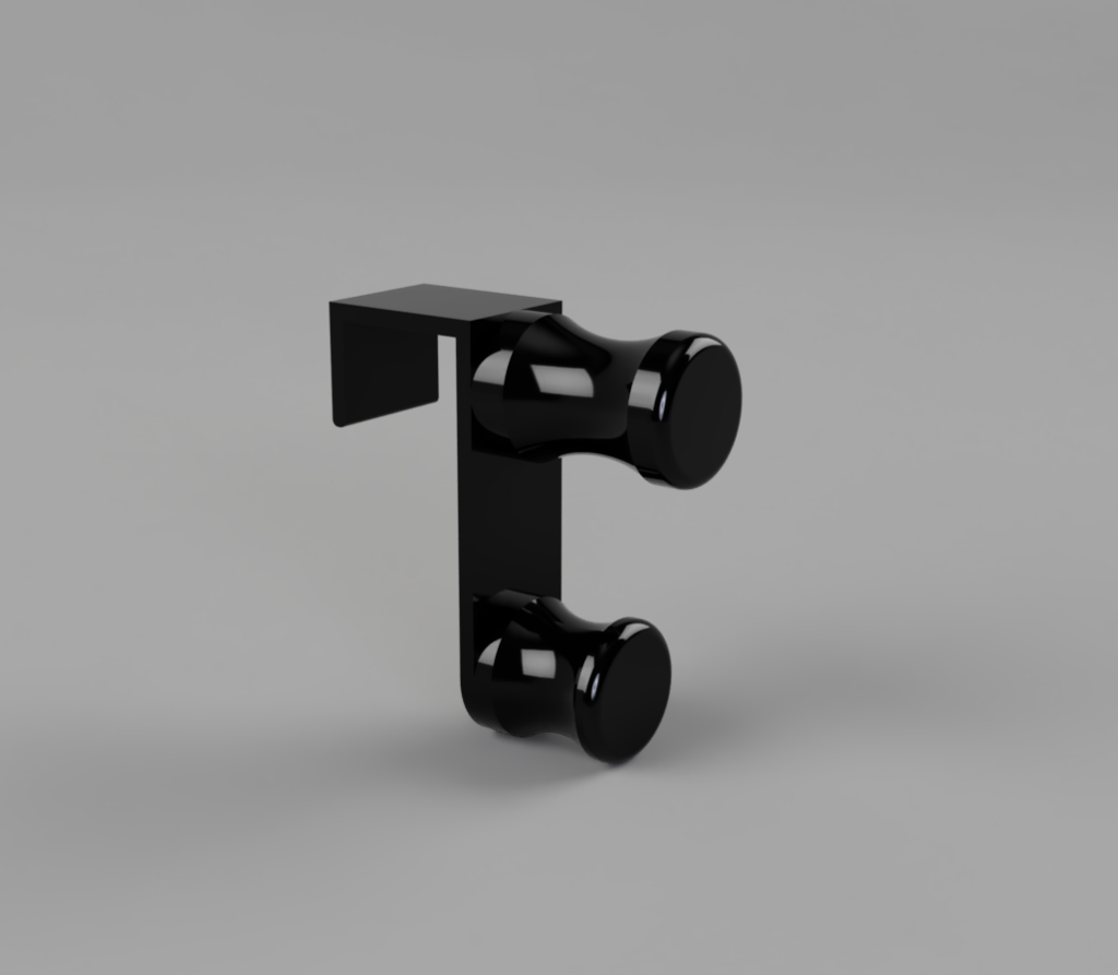 Free STL file Cubicle Hat Coat Hanger・3D printing template to download ...