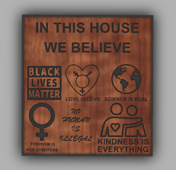 Free 3D file Home Sign 🎁・Template to download and 3D print・Cults