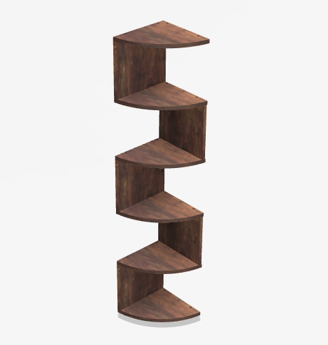 Free STL file Decorative Six Tier Corner Shelf・3D printable model to ...