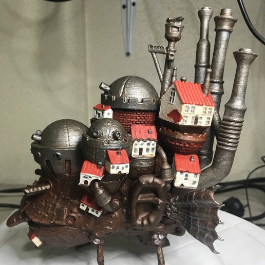 3D printed Howl's Moving Castle • made with clon prusa i3 ・ Cults