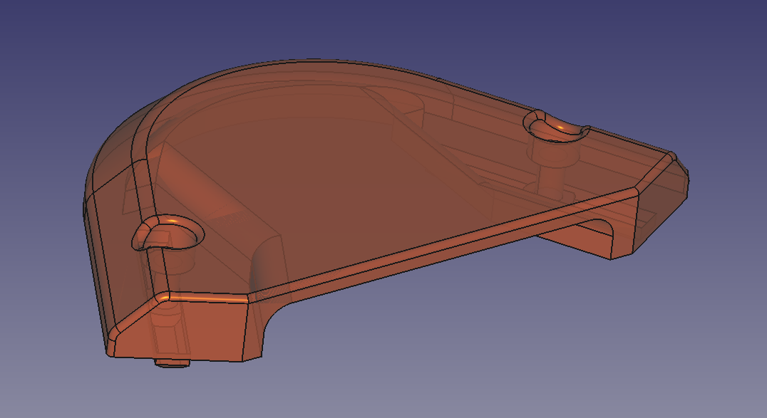 Download Free Stl File Anycubic Kossel Linear Plus Top Ends And Extruder Top Support • Design To