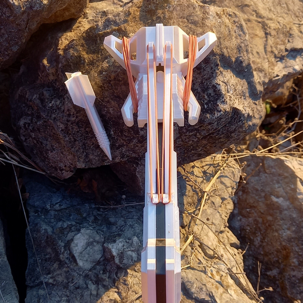 STL file CrossBow-X Screwless Crossbow 🔫・3D print model to download・Cults