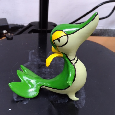 Download free STL file pokemon 495 Snivy 495 • 3D printable object ・ Cults