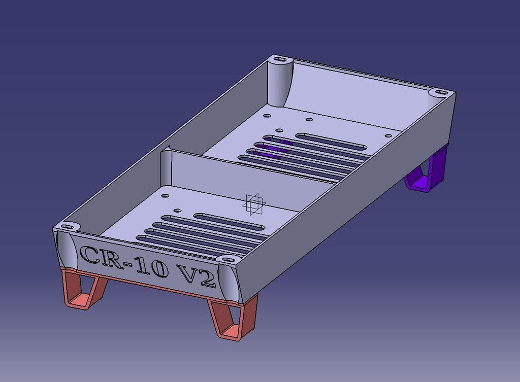 Free STL file Ventilation Boitier CR-10 CREALITY・Model to download and ...